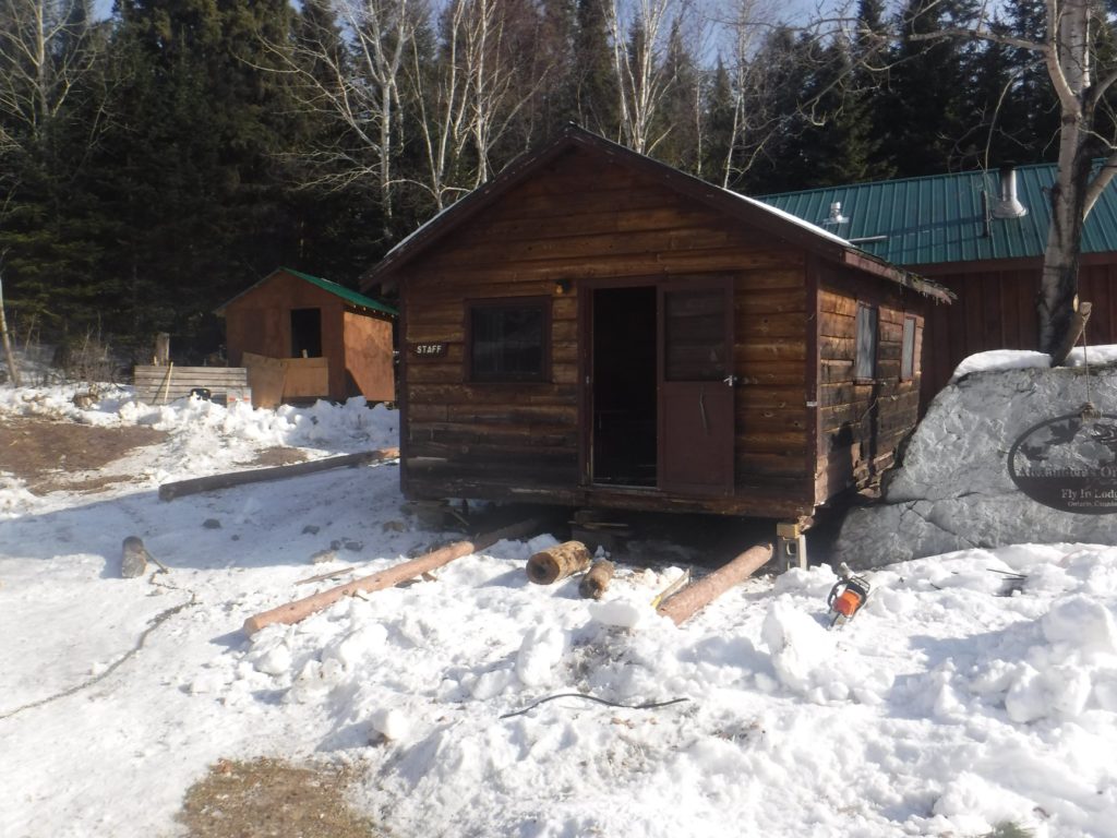 New Fuel Tanks Installed and Cabin Move « Alexander's on Rowan Lake